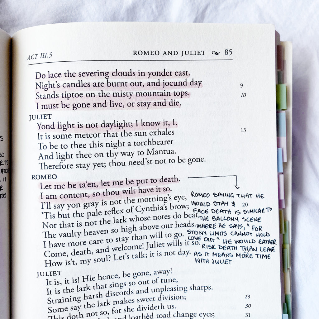Annotate with Me: Romeo and Juliet - teatimelit
